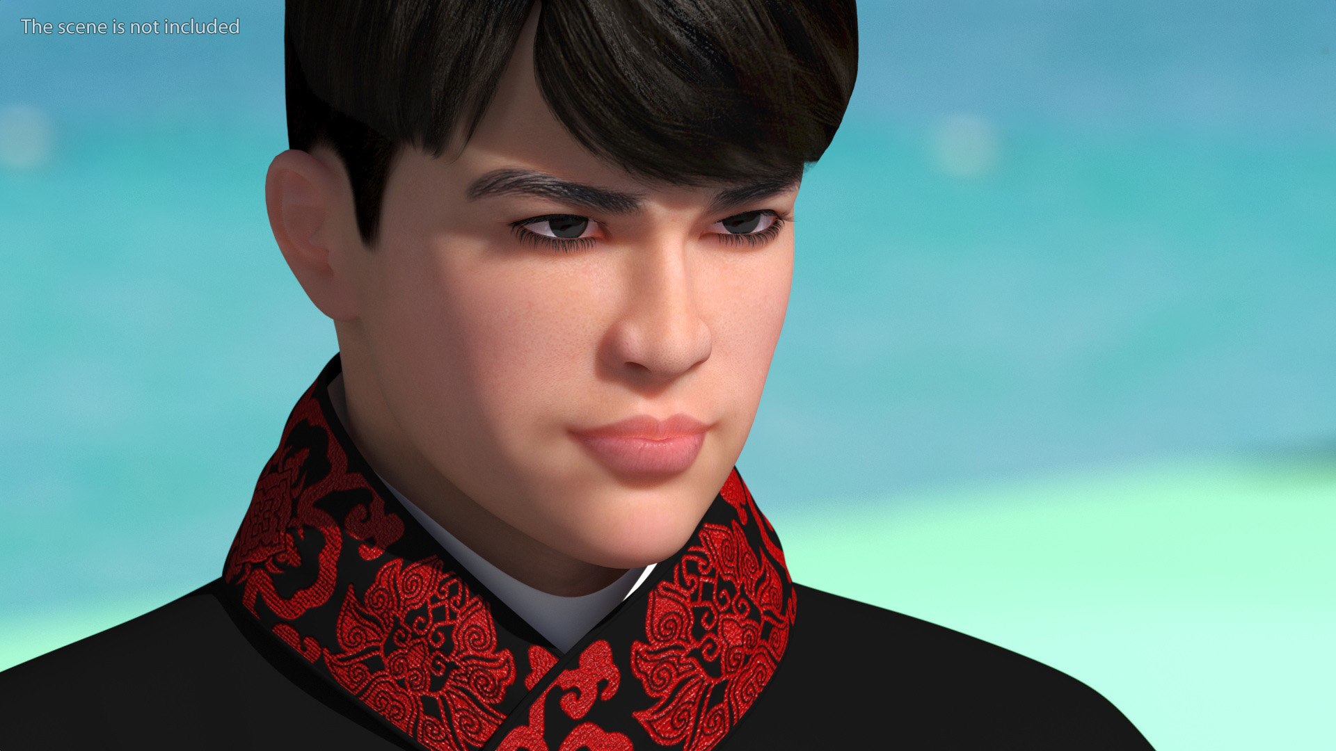 3D Chinese Traditional Man Aggressive Pose Model - TurboSquid 2027894