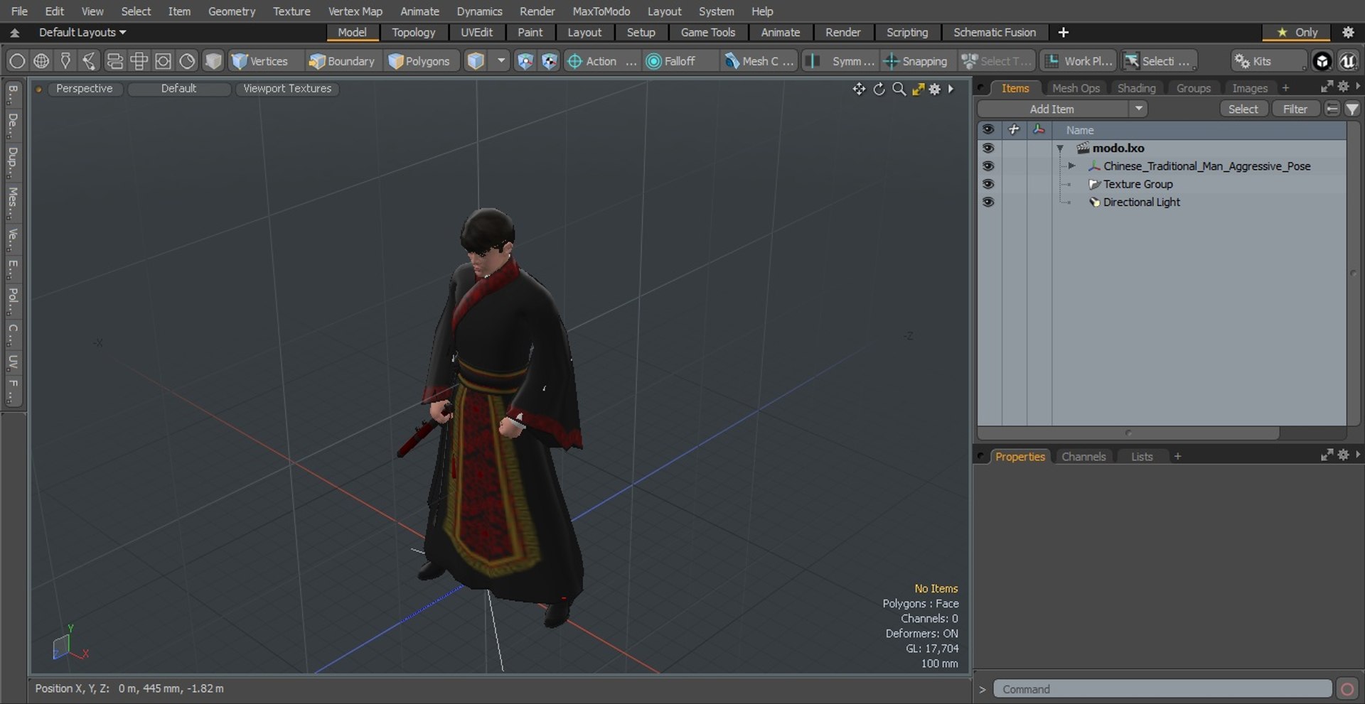 3D Chinese Traditional Man Aggressive Pose Model - TurboSquid 2027894