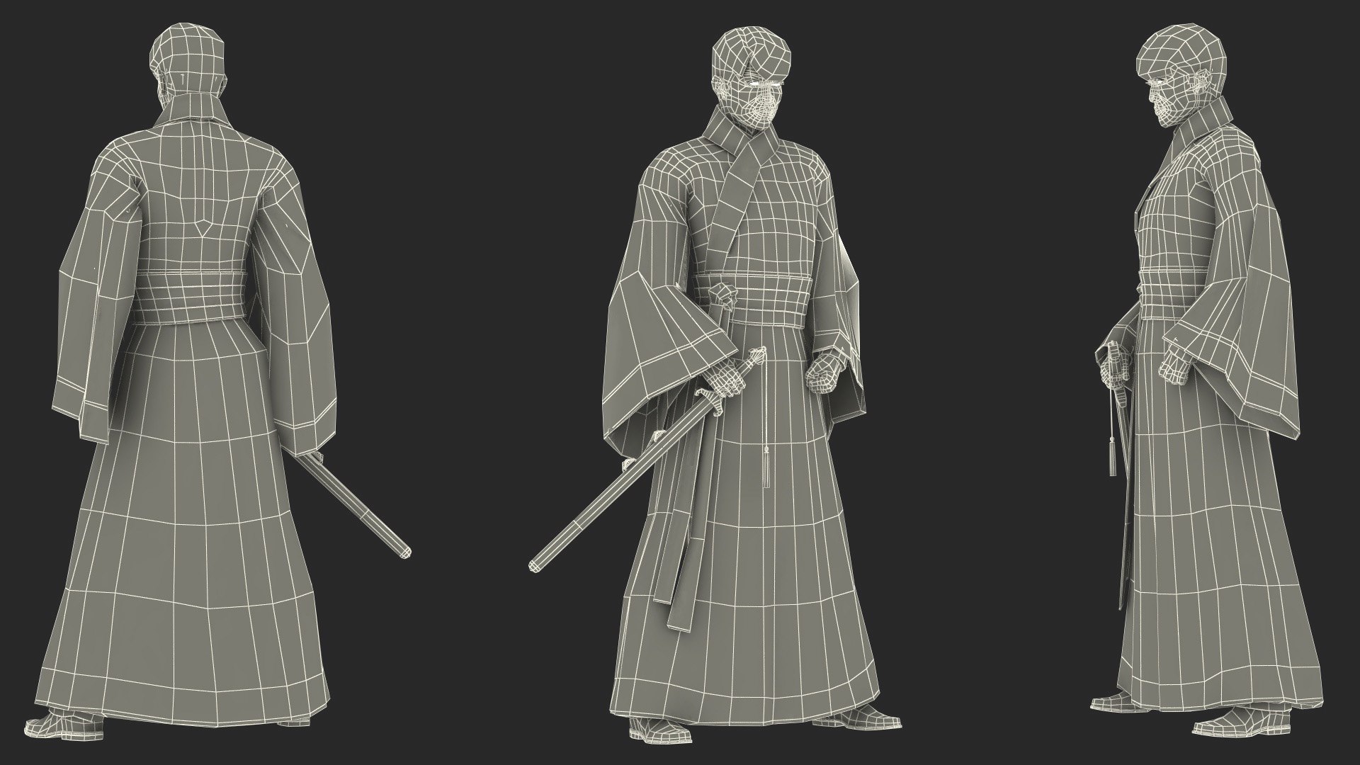 3D Chinese Traditional Man Aggressive Pose Model - TurboSquid 2027894