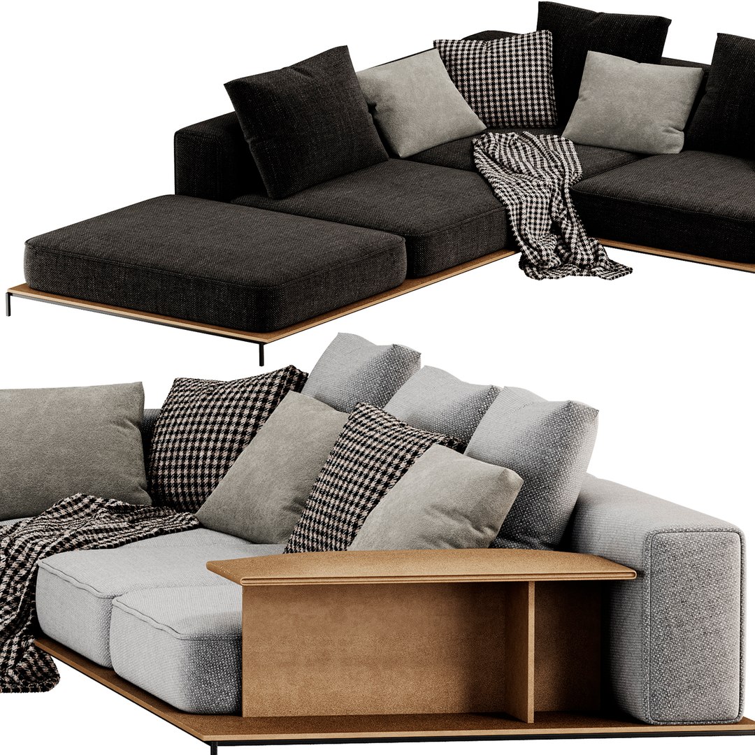 Brera sofa by Poliform 3D model - TurboSquid 1995571