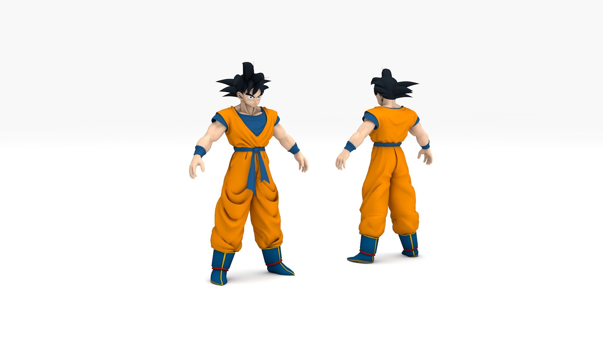 3D DBZ Character - TurboSquid 2073638