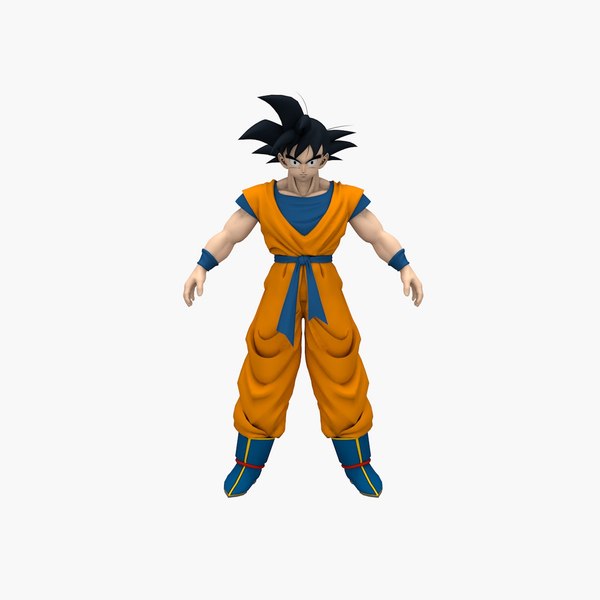 DBZ Character V3 model - TurboSquid 2073645