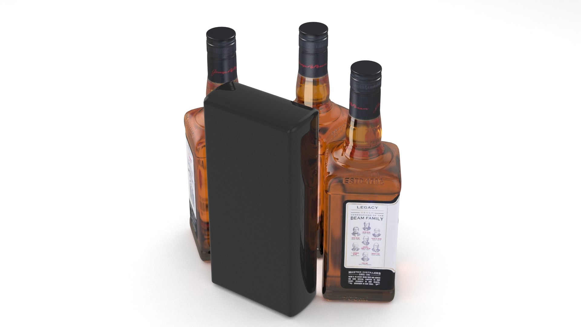 3D model bourbon whiskey beam - TurboSquid 1190296