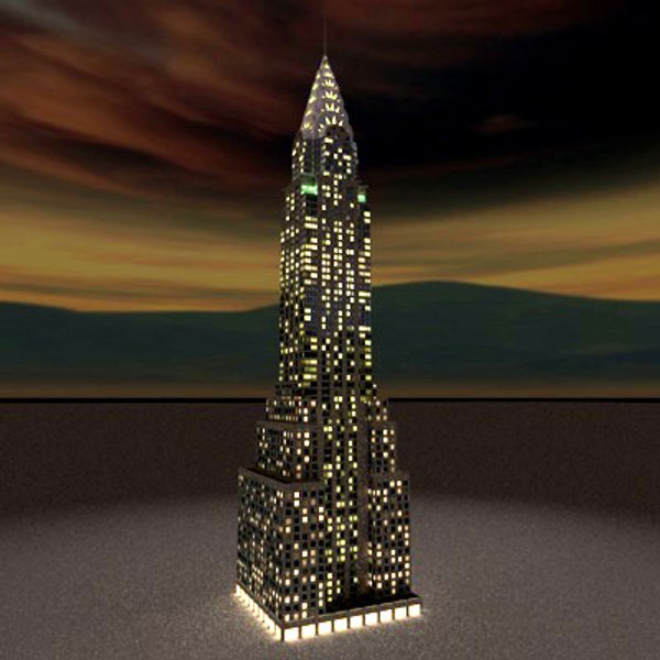 chrysler building 3d model