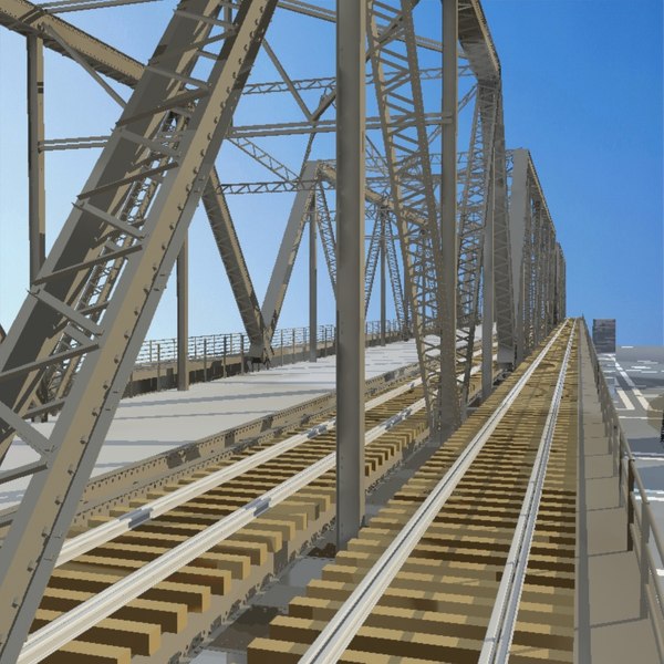 iron brige 3d model