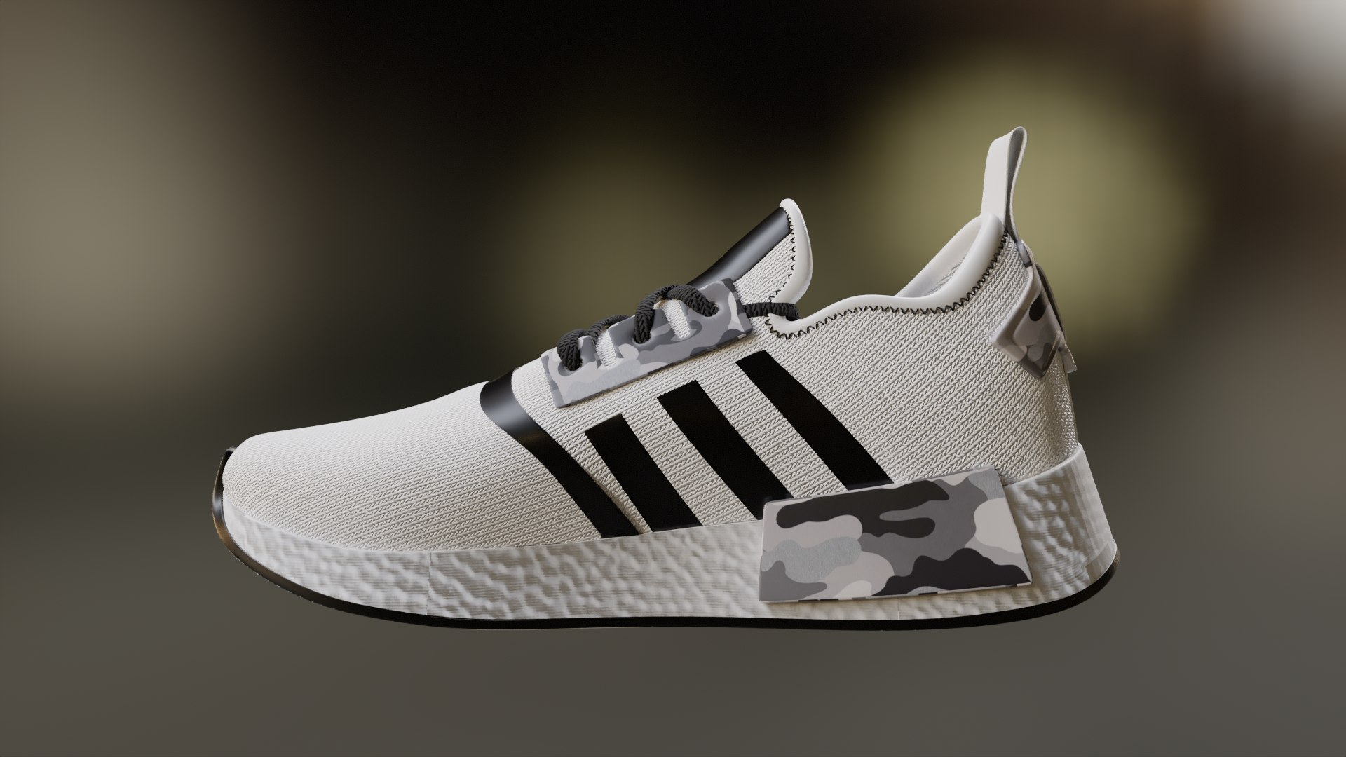 3D Adidas NMD R1 Shoe 3D Model GameReady VR And Rendering Model ...