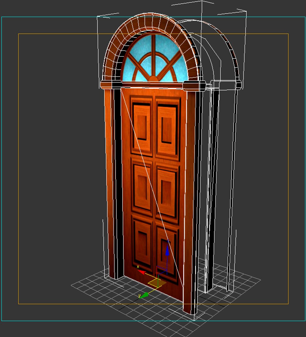 3d Door Model