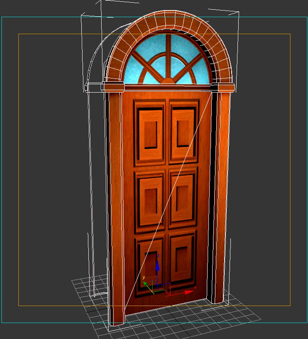 3d Door Model