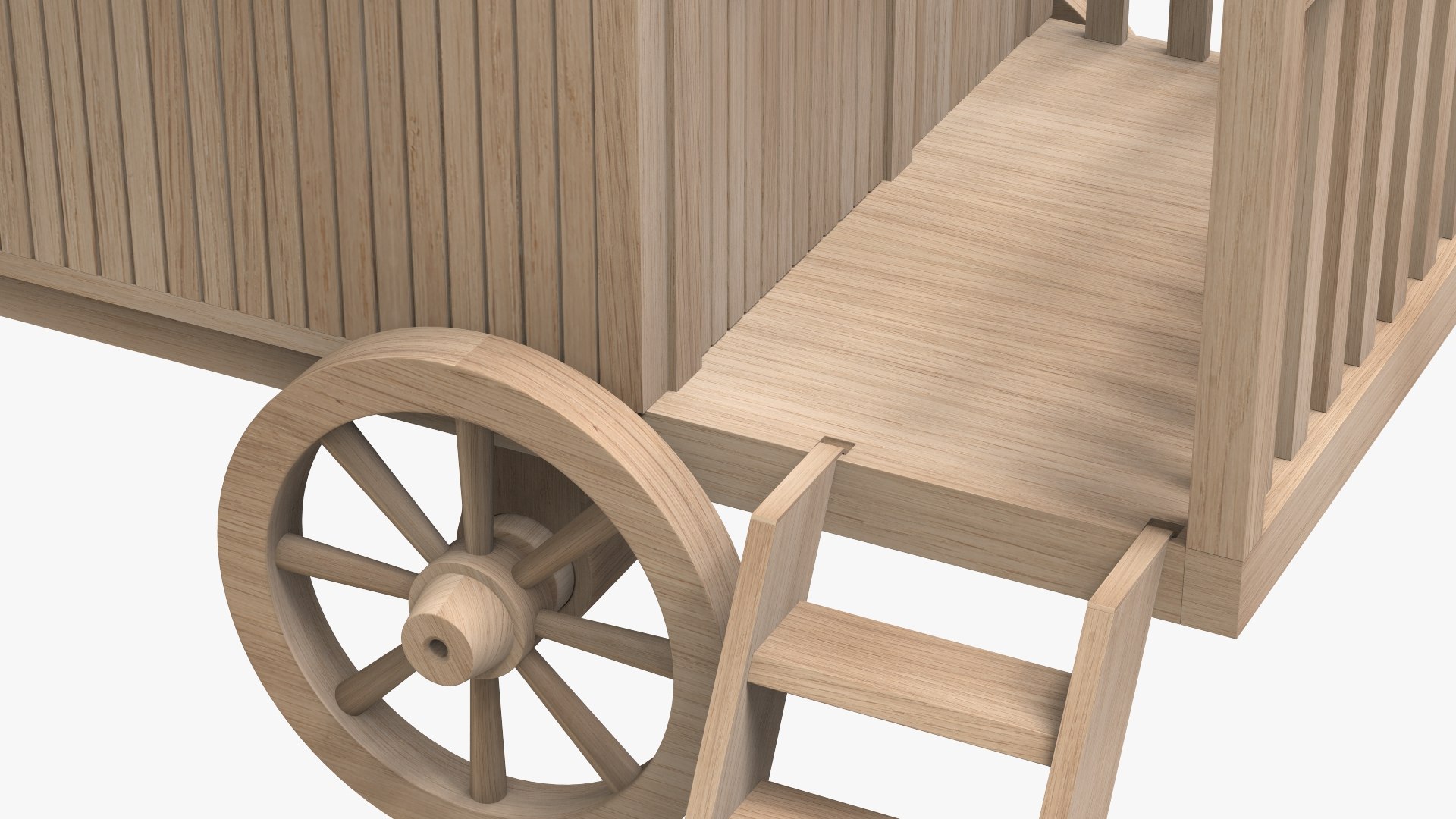 Mobile Wooden Cabin 3D Model - TurboSquid 1993442