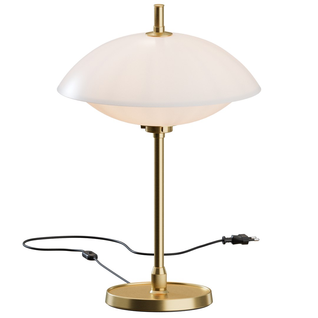 3D CLAM Table Lamp By Fritz Hansen Model - TurboSquid 2255245