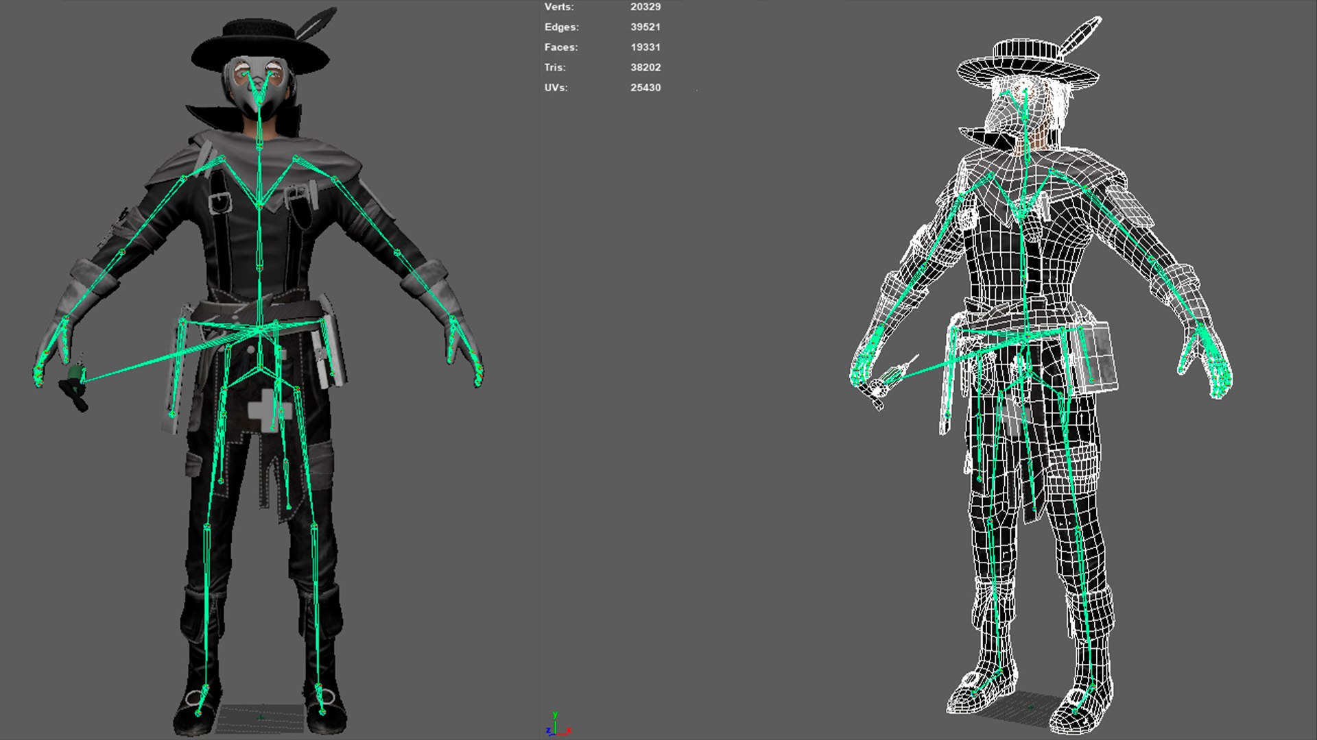 3D Plague Doctor Model - TurboSquid 2384213