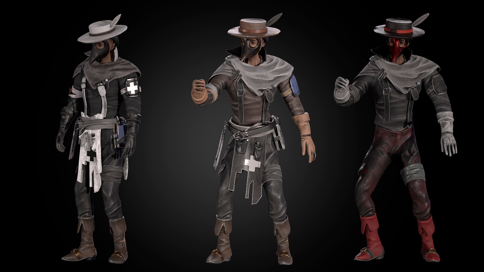 3D Plague Doctor Model - TurboSquid 2384213