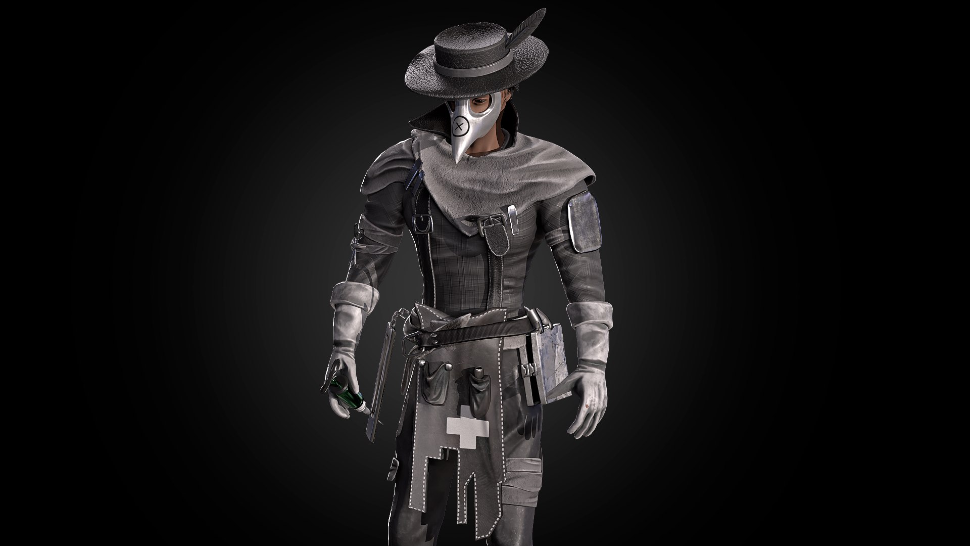3D Plague Doctor Model - TurboSquid 2384213