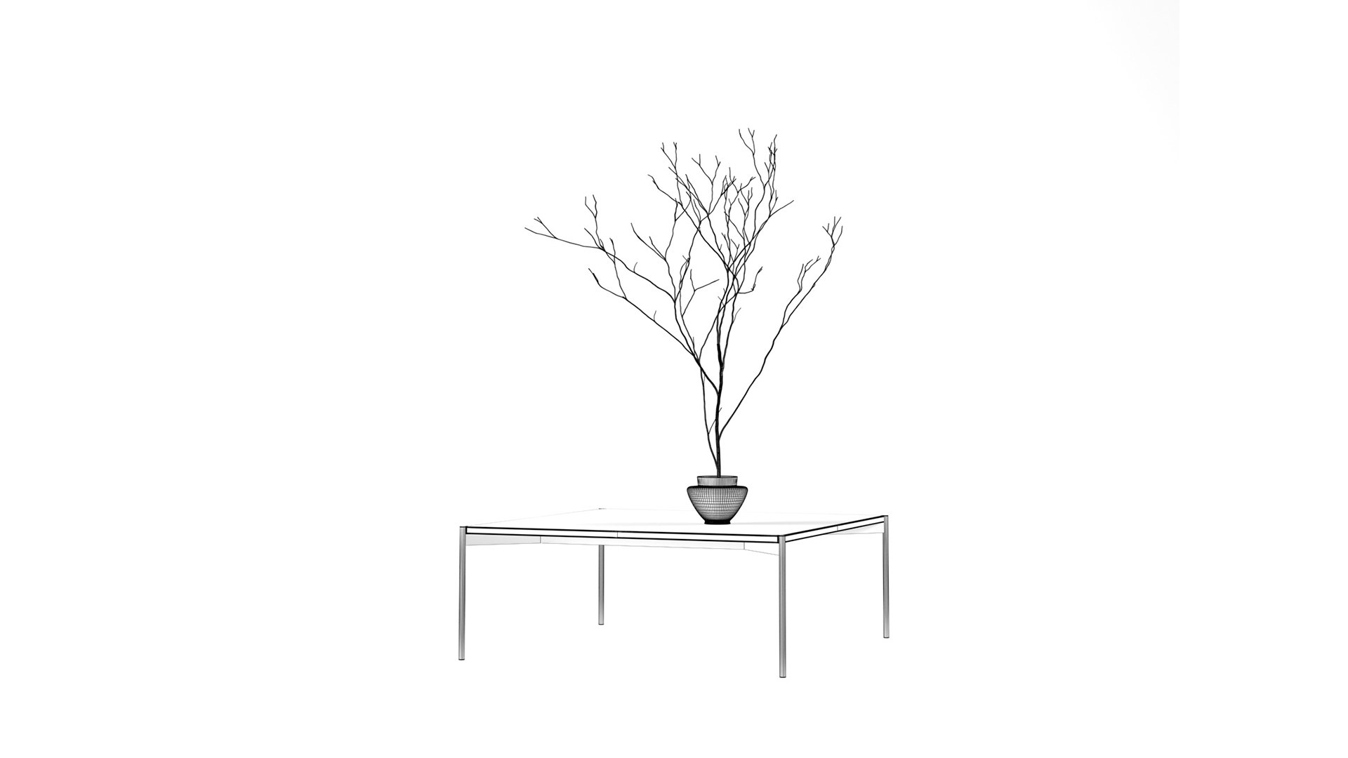 3D Plateau Rectangular Coffee Table - TurboSquid 2229401