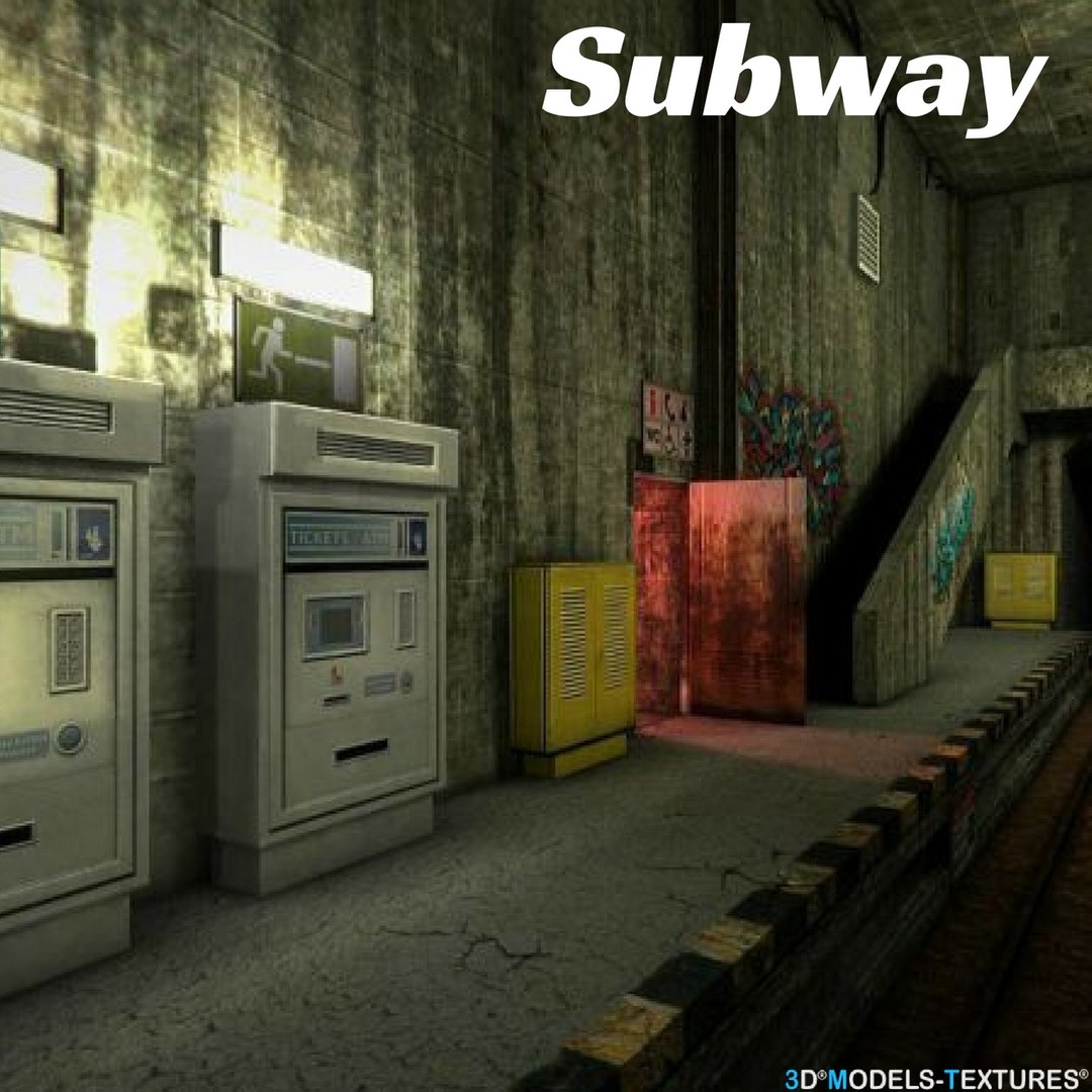 3D Subway Model - TurboSquid 1211446