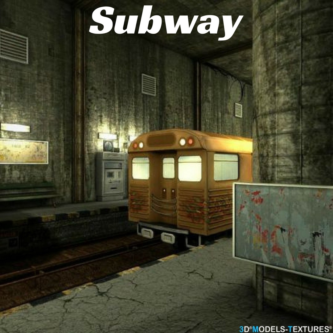 3D Subway Model - TurboSquid 1211446