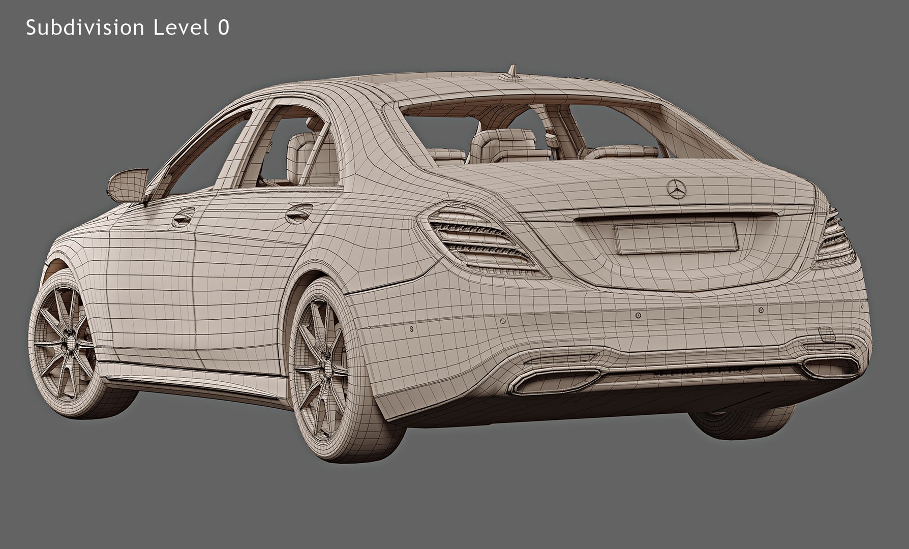 3D 2018 Mercedes-benz S-class - TurboSquid 1217596