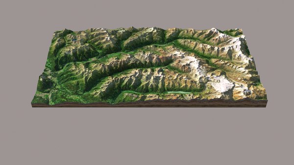 modelo 3d montañas austriacas - TurboSquid 2001234