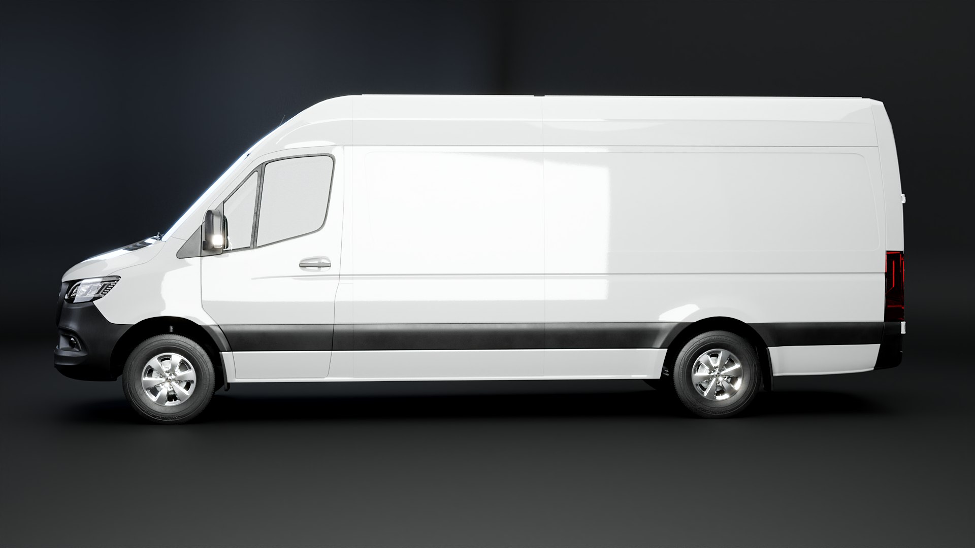 Mercedes Sprinter High Roof Long 3D Model - TurboSquid 2289272