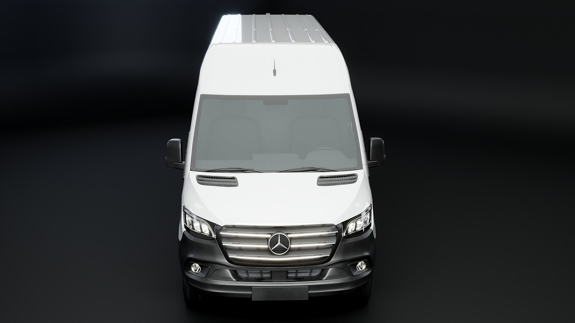 Mercedes Sprinter High Roof Long 3D Model - TurboSquid 2289272