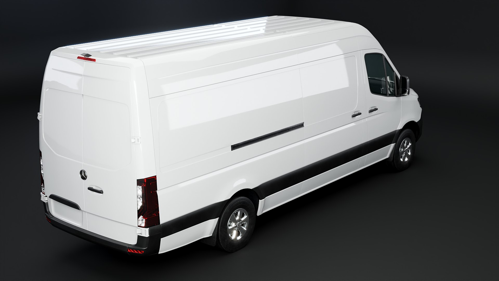 Mercedes Sprinter High Roof Long 3D Model - TurboSquid 2289272