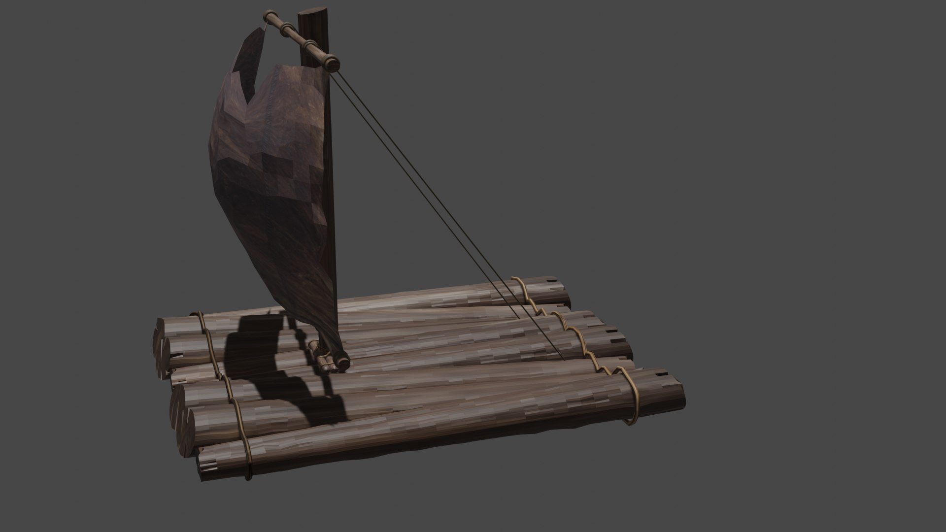 3D Sailing Raft - TurboSquid 2010702