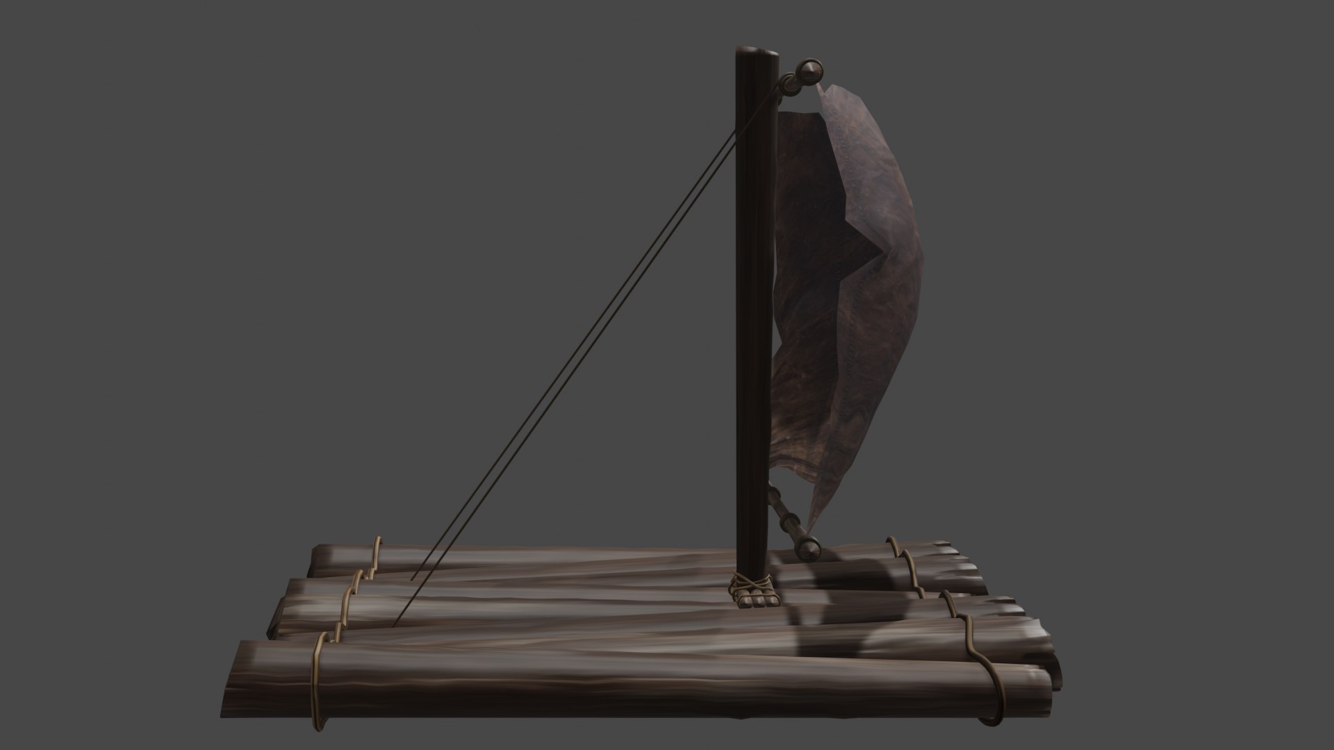 3D Sailing Raft - TurboSquid 2010702