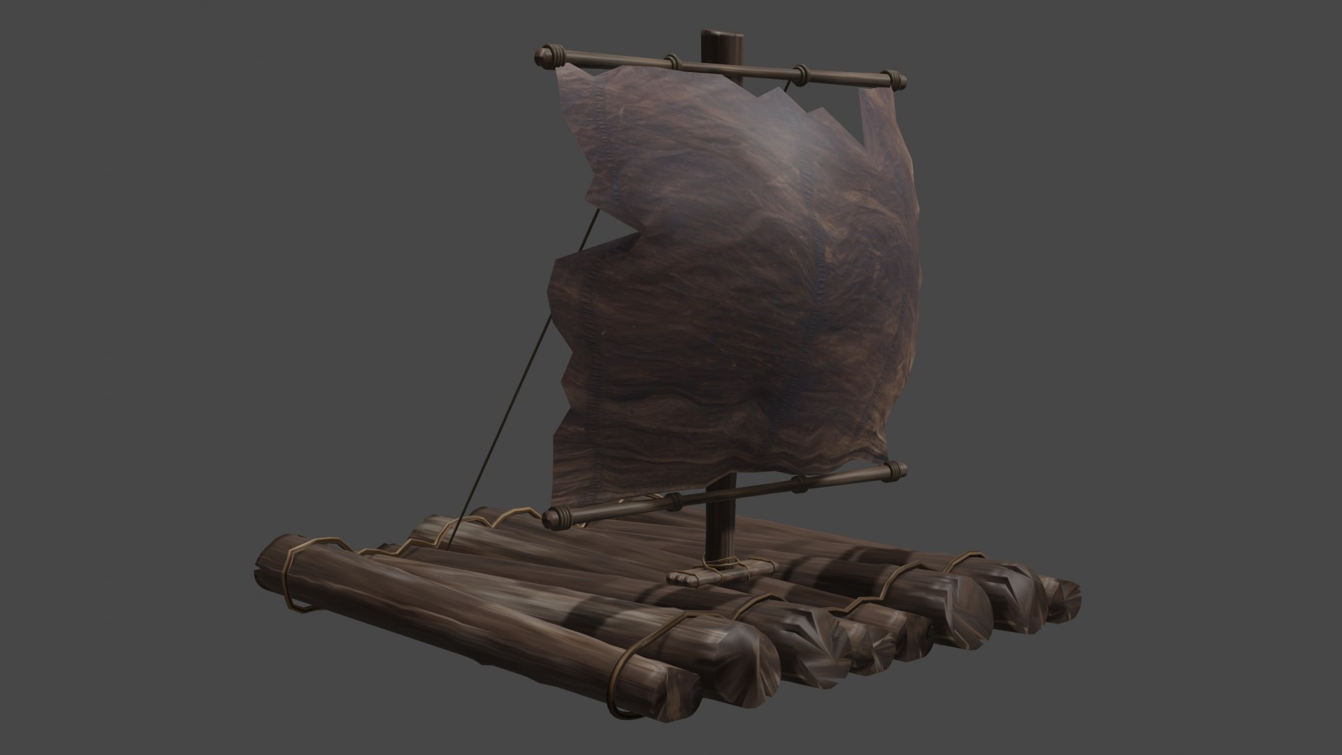 3D Sailing Raft - TurboSquid 2010702