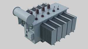 3d Electrical Transformer Model