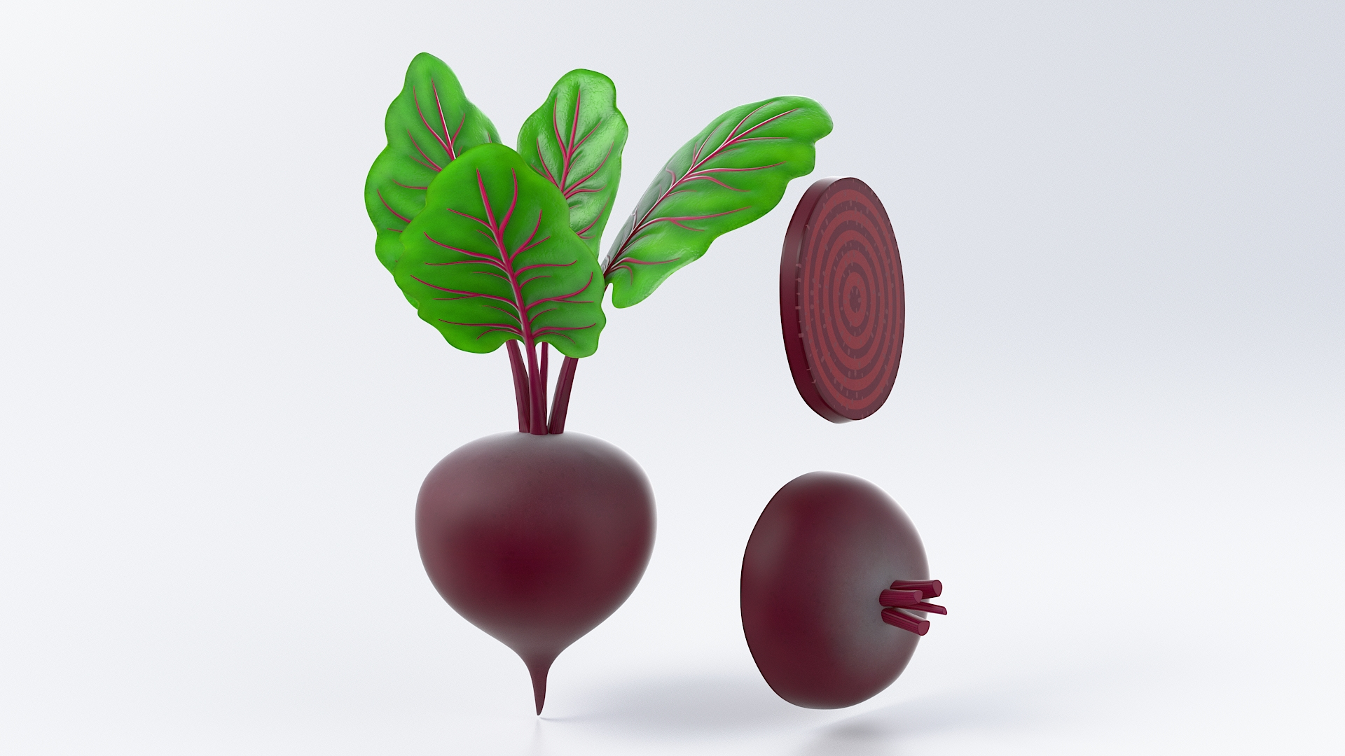 Cartoon Beetroot 3D - TurboSquid 2070412