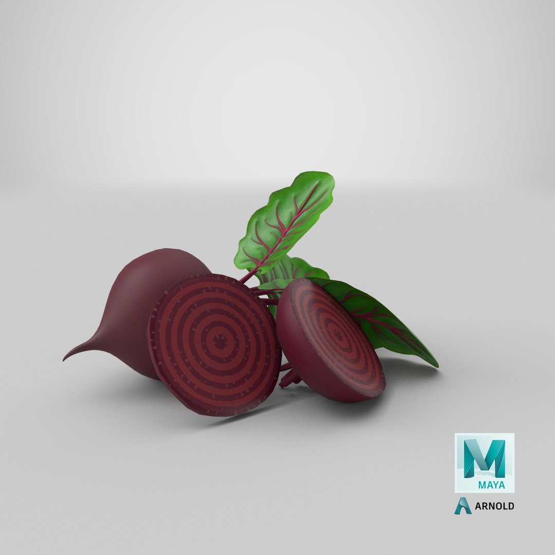 Cartoon Beetroot 3D - TurboSquid 2070412
