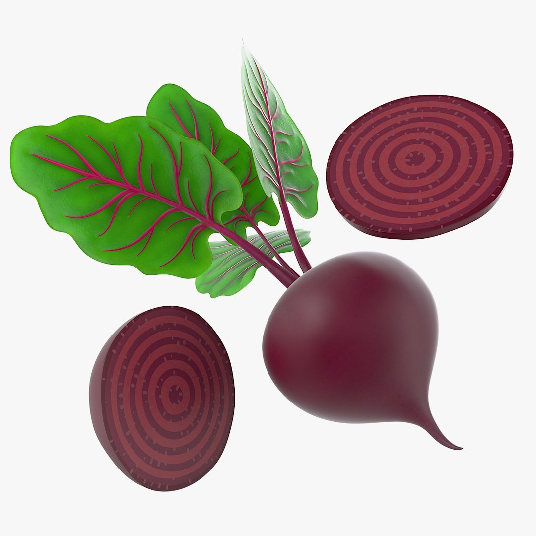 Cartoon Beetroot 3D - TurboSquid 2070412