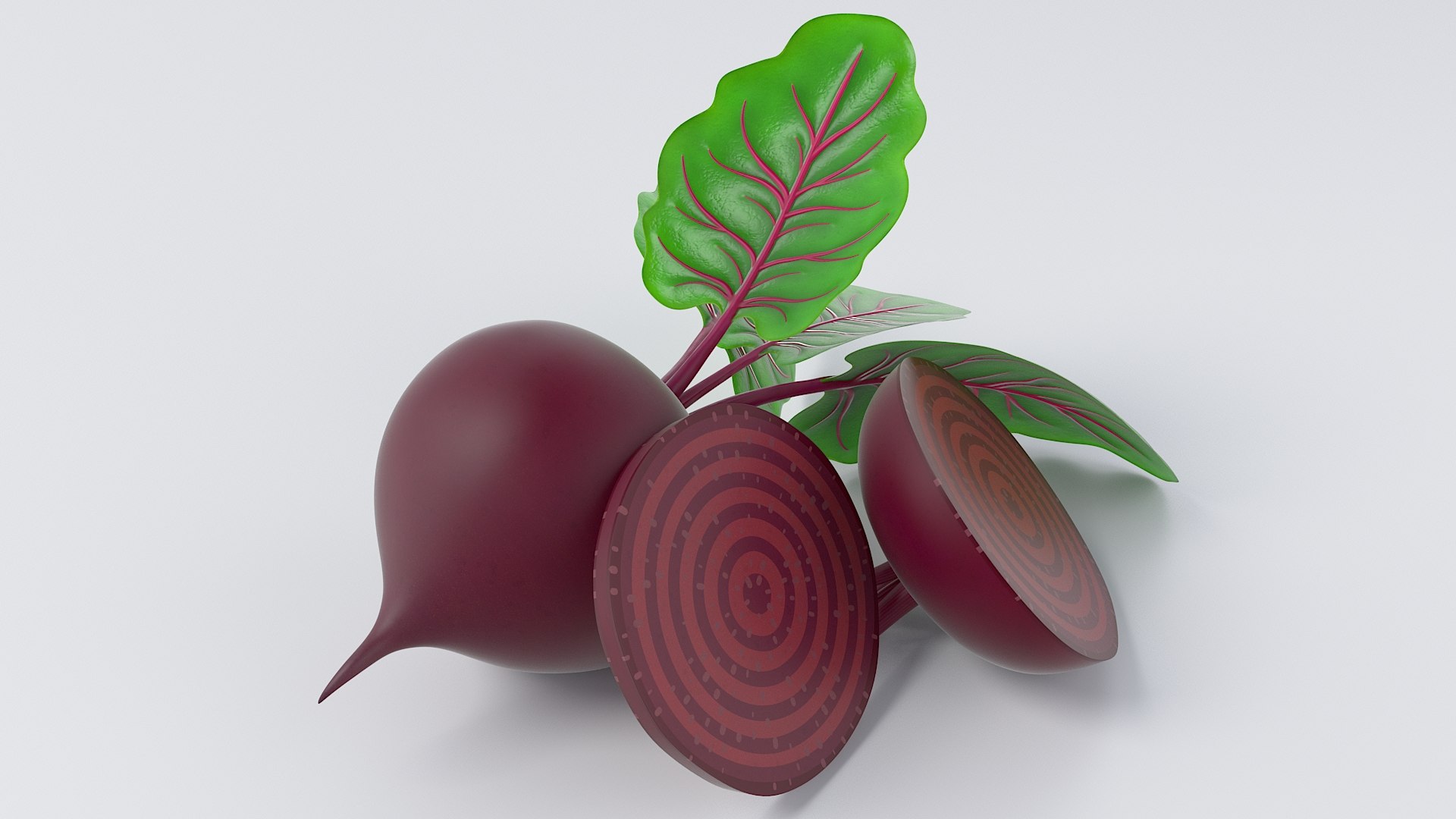 Cartoon Beetroot 3D - TurboSquid 2070412
