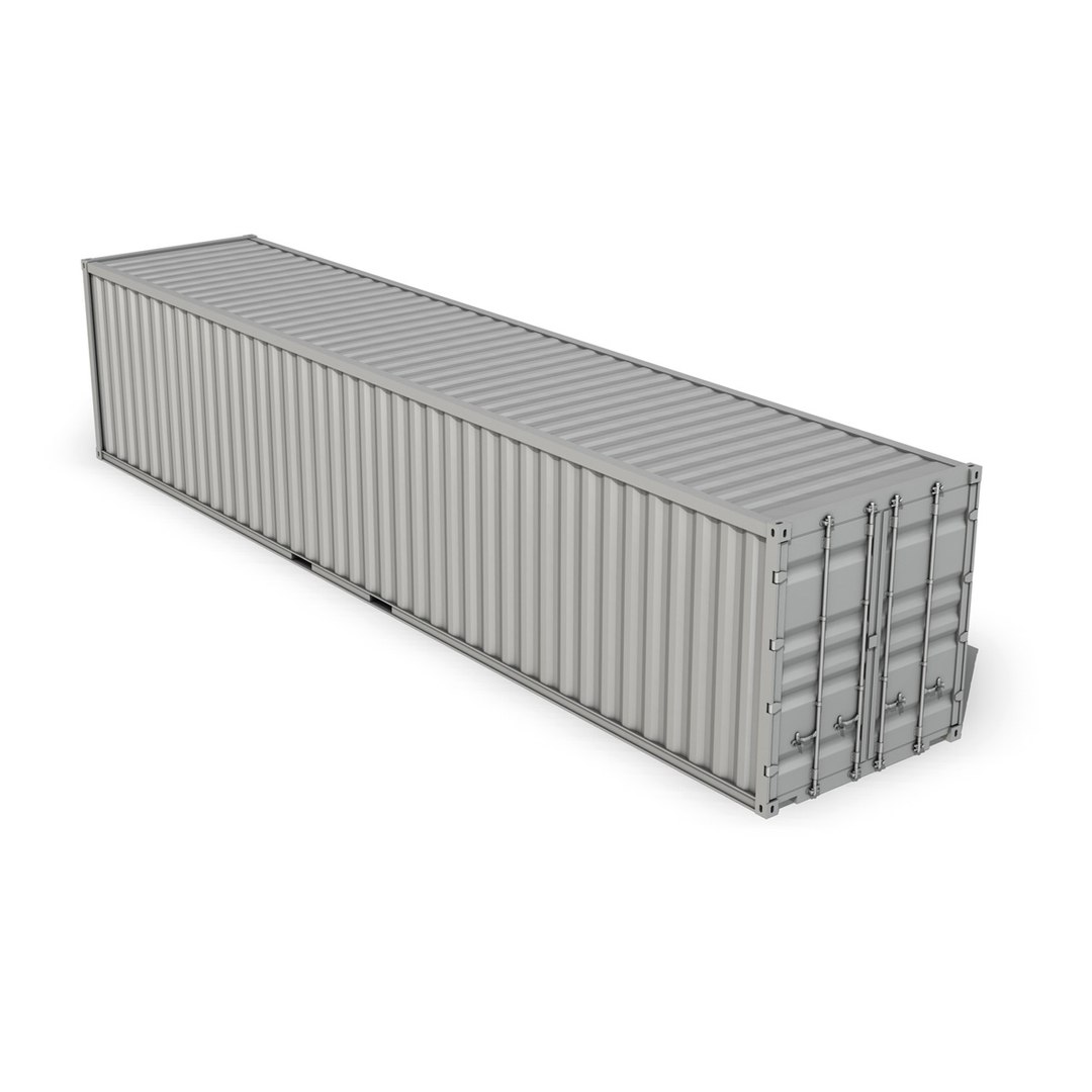 3d model of 40ft shipping container k