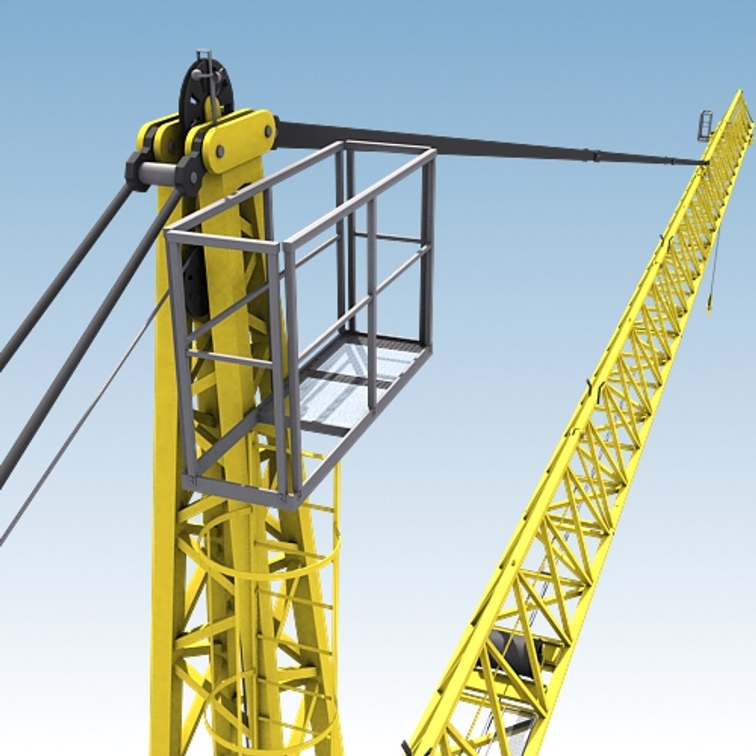 Tower Crane 3d Model
