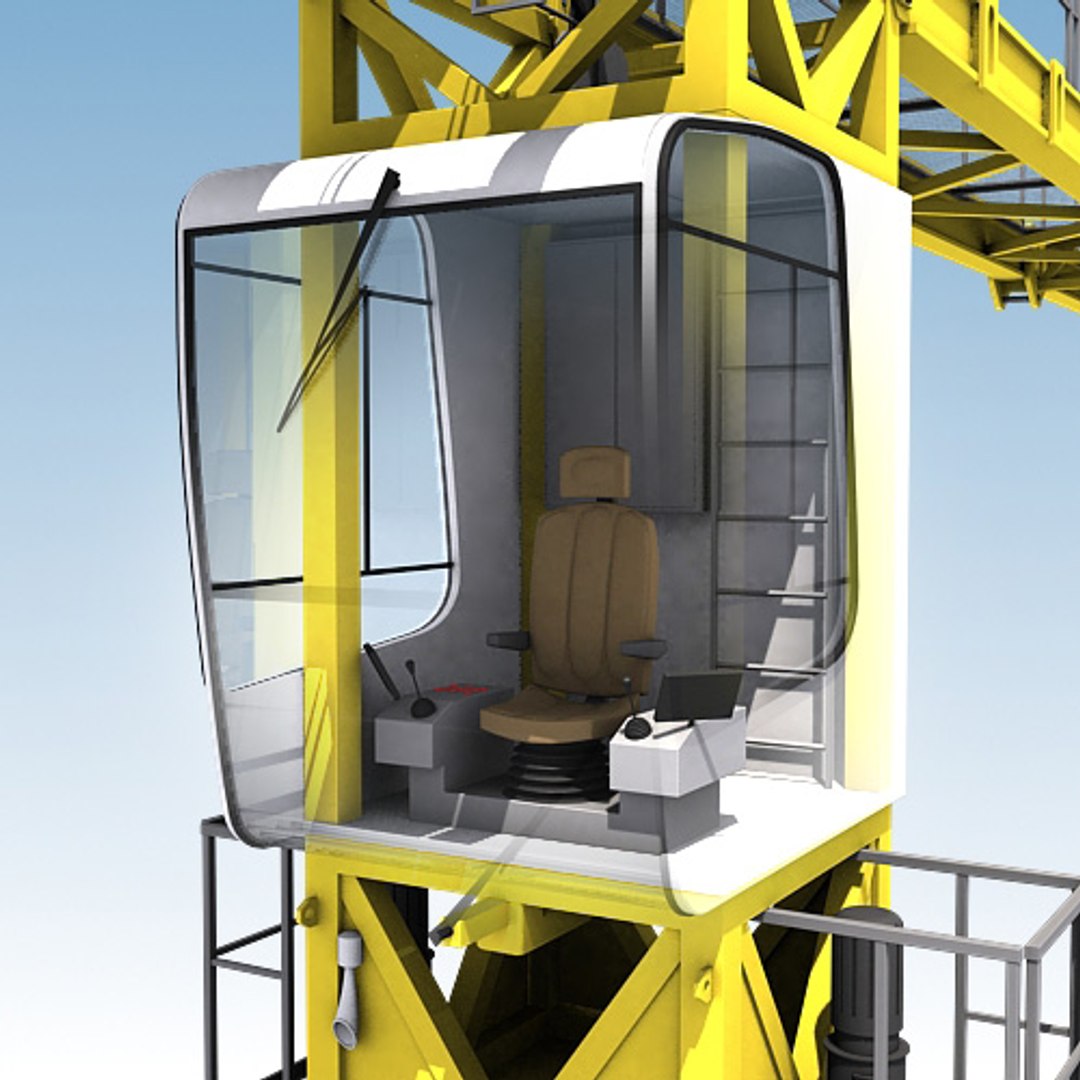 Tower Crane 3d Model
