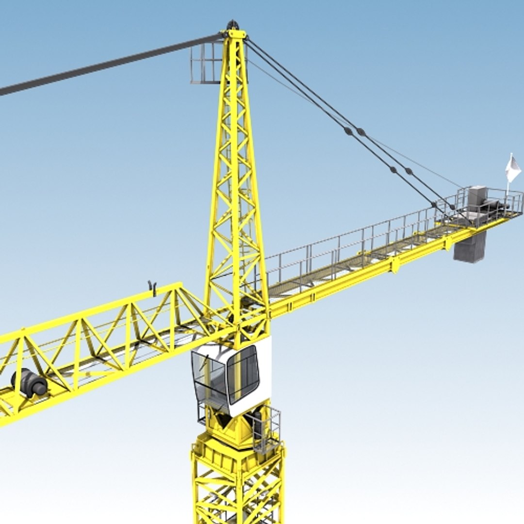 Tower Crane 3d Model