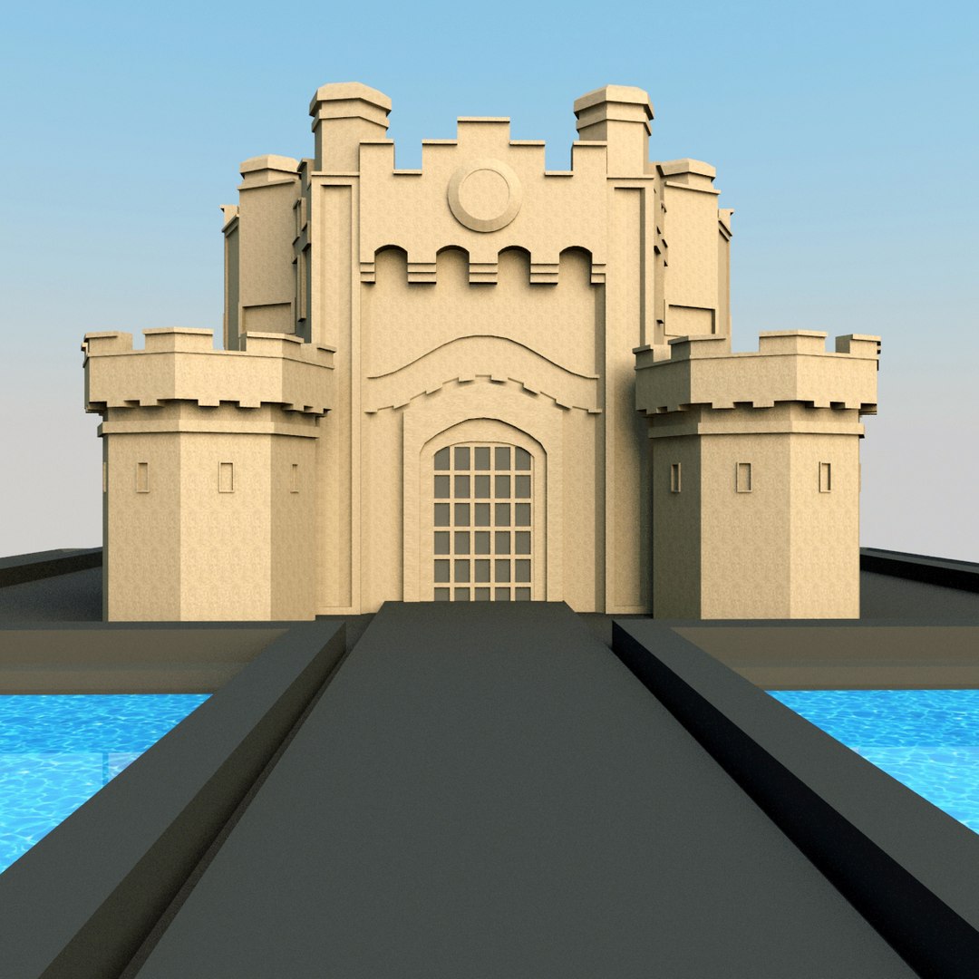 Medieval Castle 3d Model