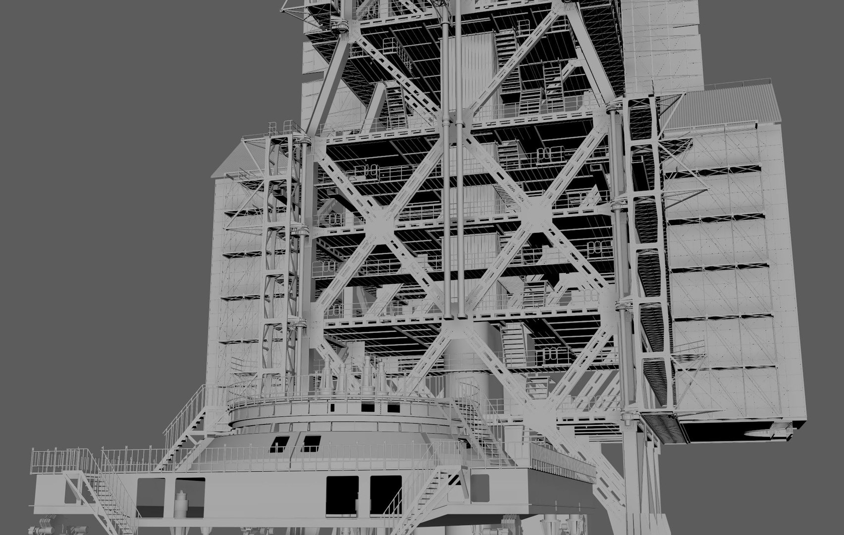 Rocket Launch Pad 3D Model - TurboSquid 1540479