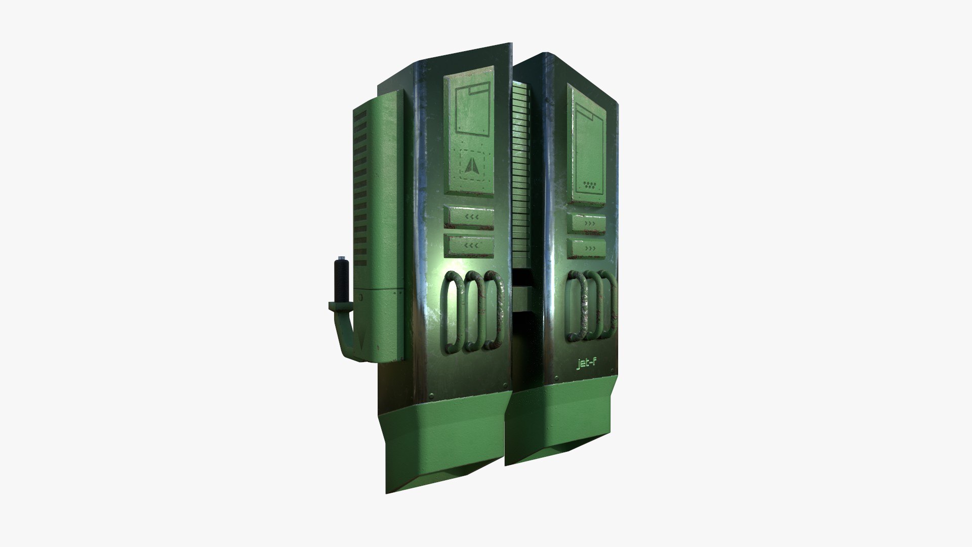 3D Jetpack F09 Green Metal - SciFi Character Design Model - TurboSquid ...
