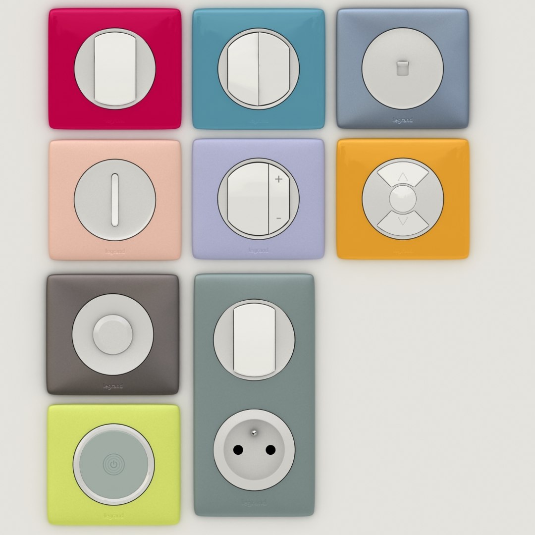 Legrand Switch 3d Model