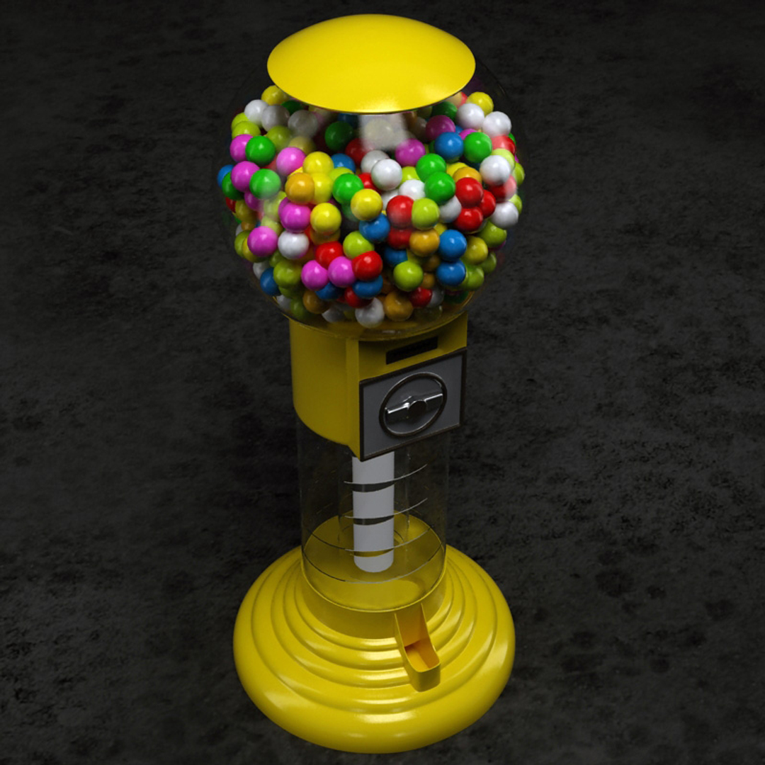 Gumball Machine V2 3D 모델 - TurboSquid 509476