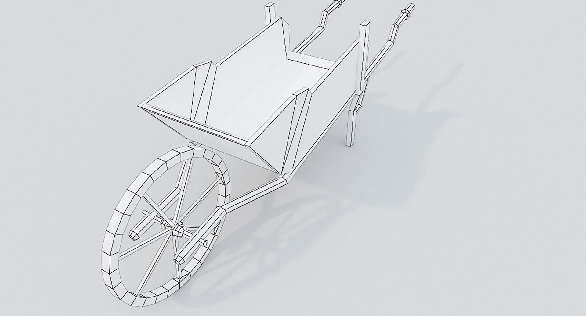 Wooden Barrow Model - TurboSquid 1737359