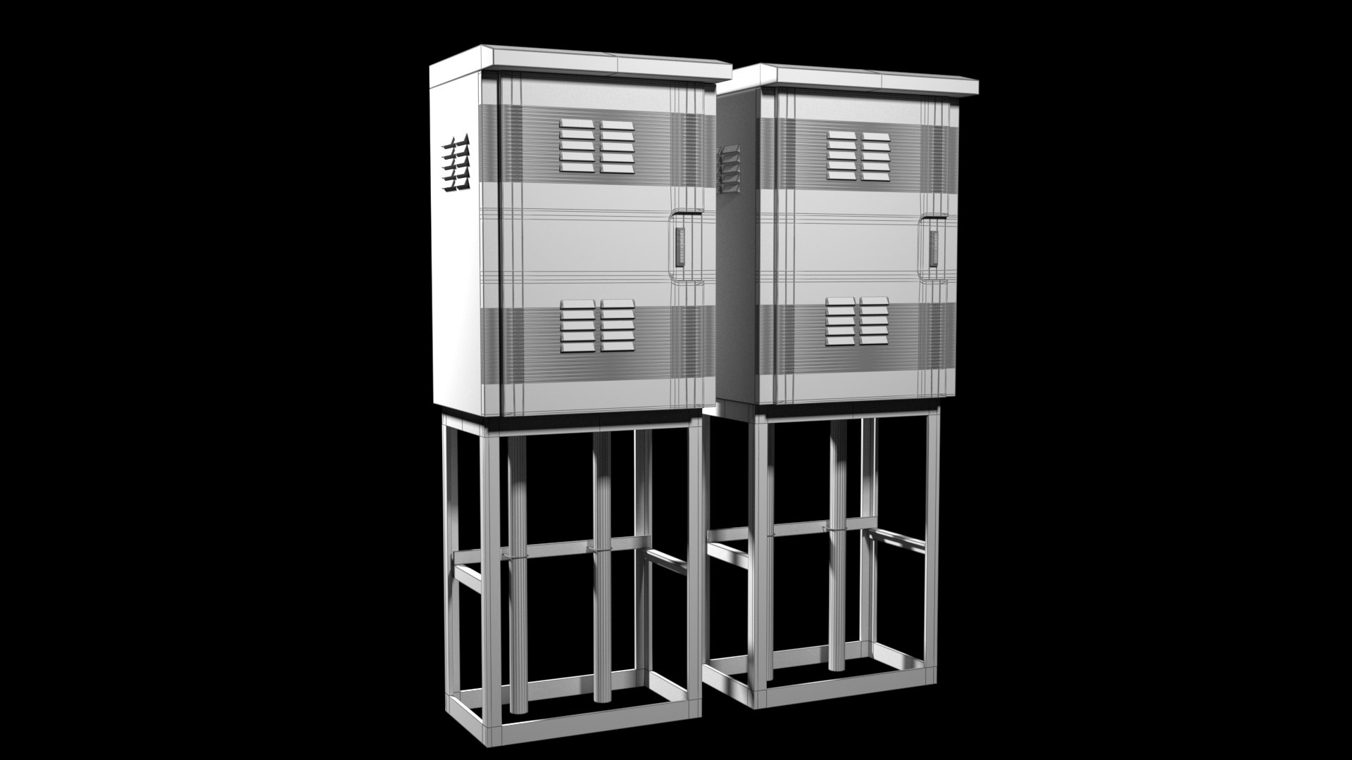 3D Street Electrical Box - TurboSquid 1749831