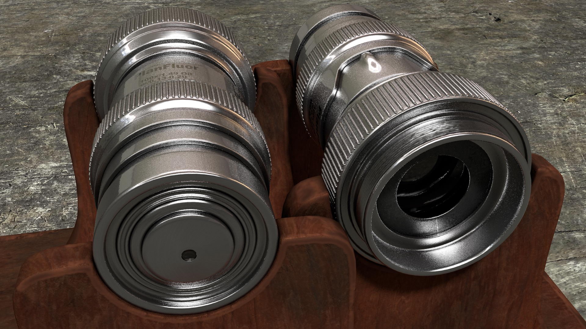 3D microscope objective vintage shiny model - TurboSquid 1376589