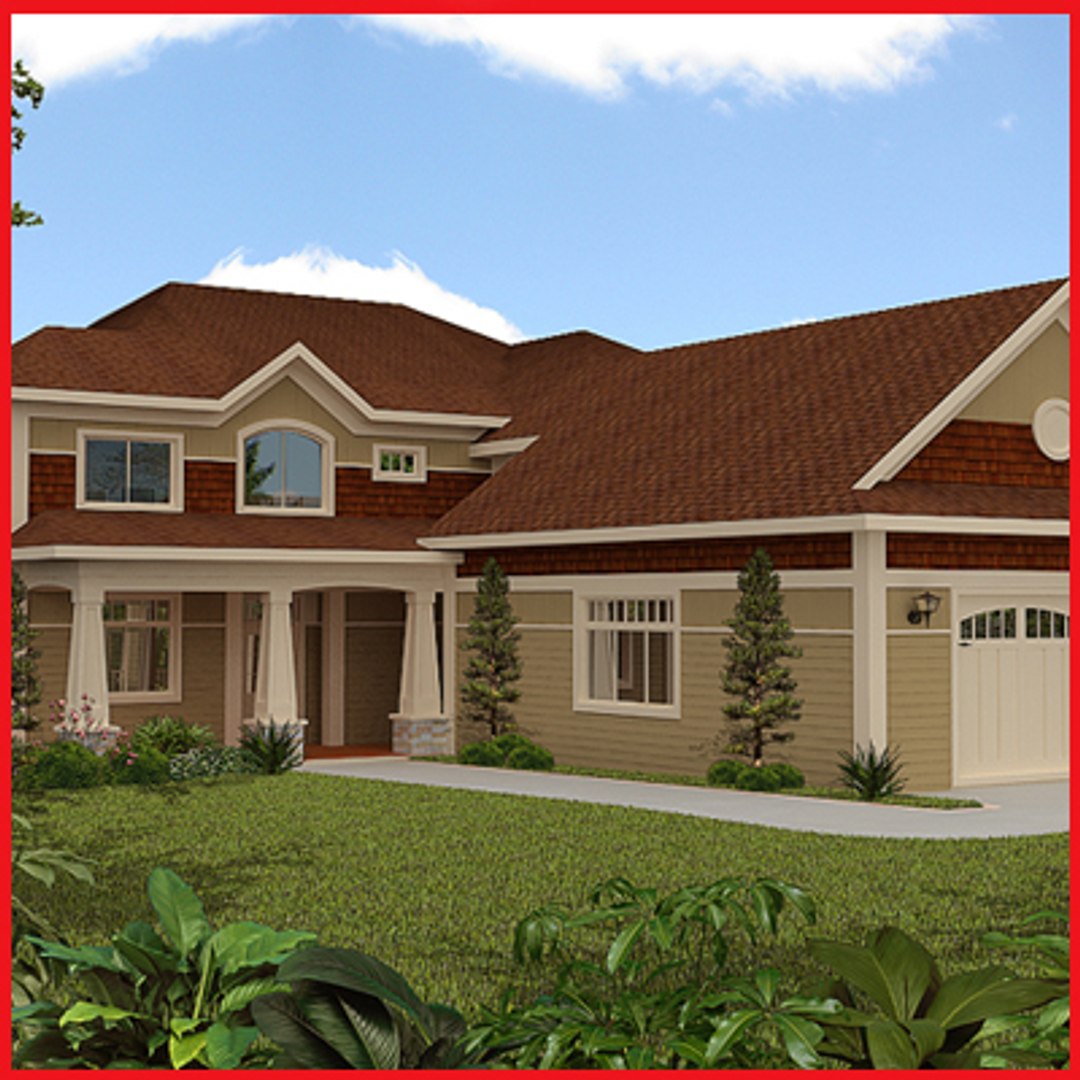 3d Luxury House Model