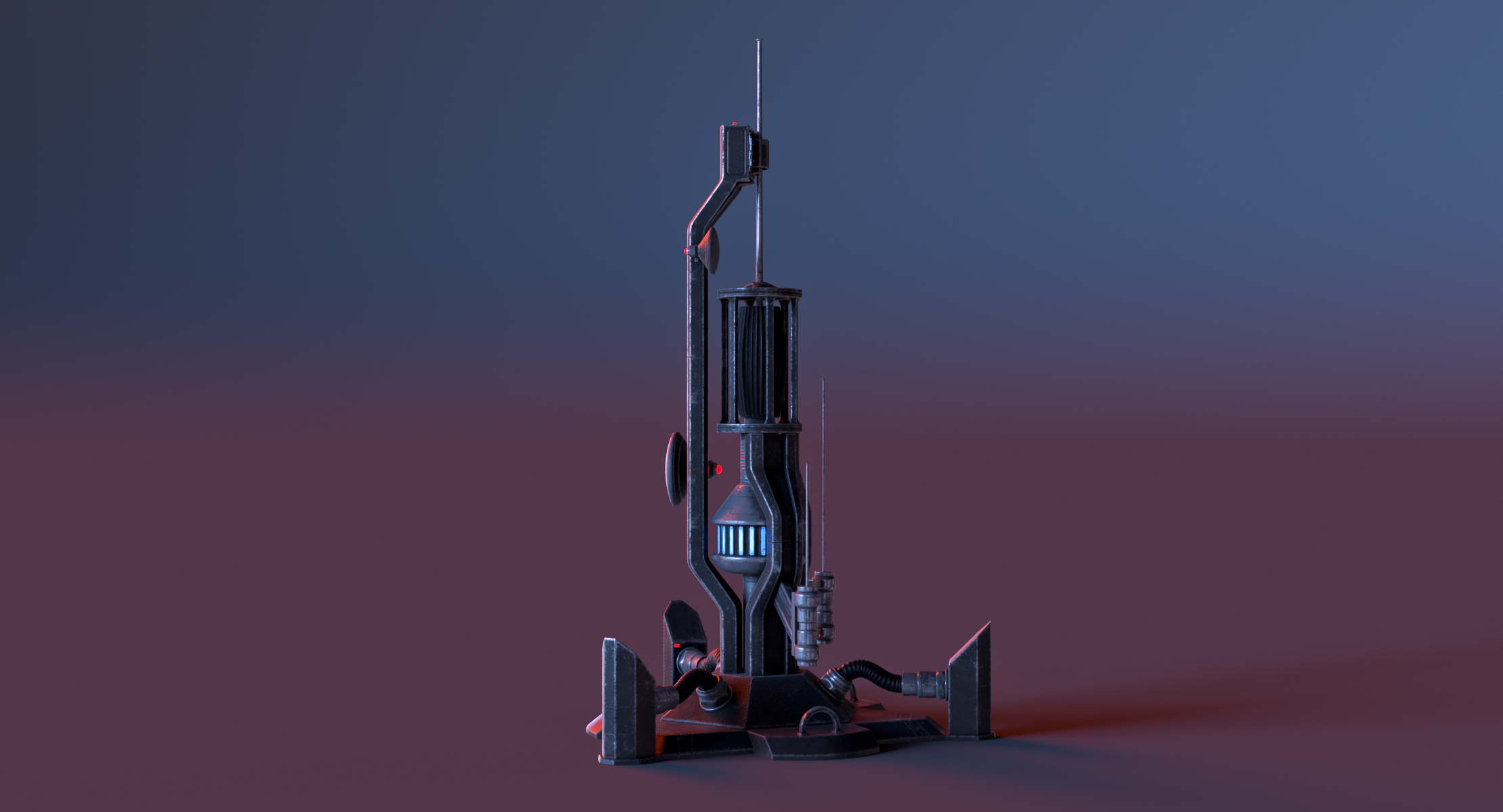 modelo 3d Antena SciFi - TurboSquid 1166692