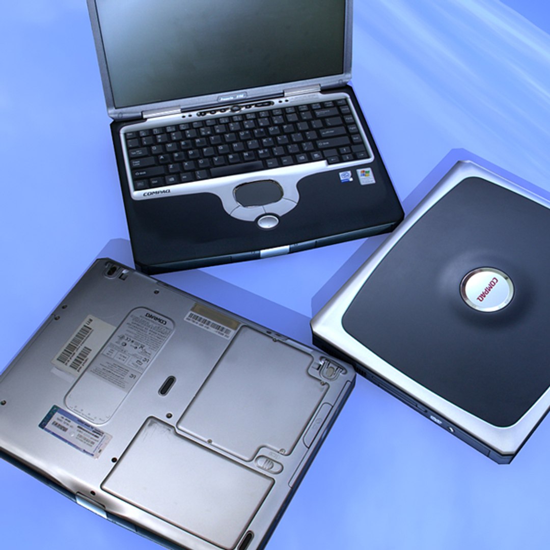 Notebook Compaq 3d Model