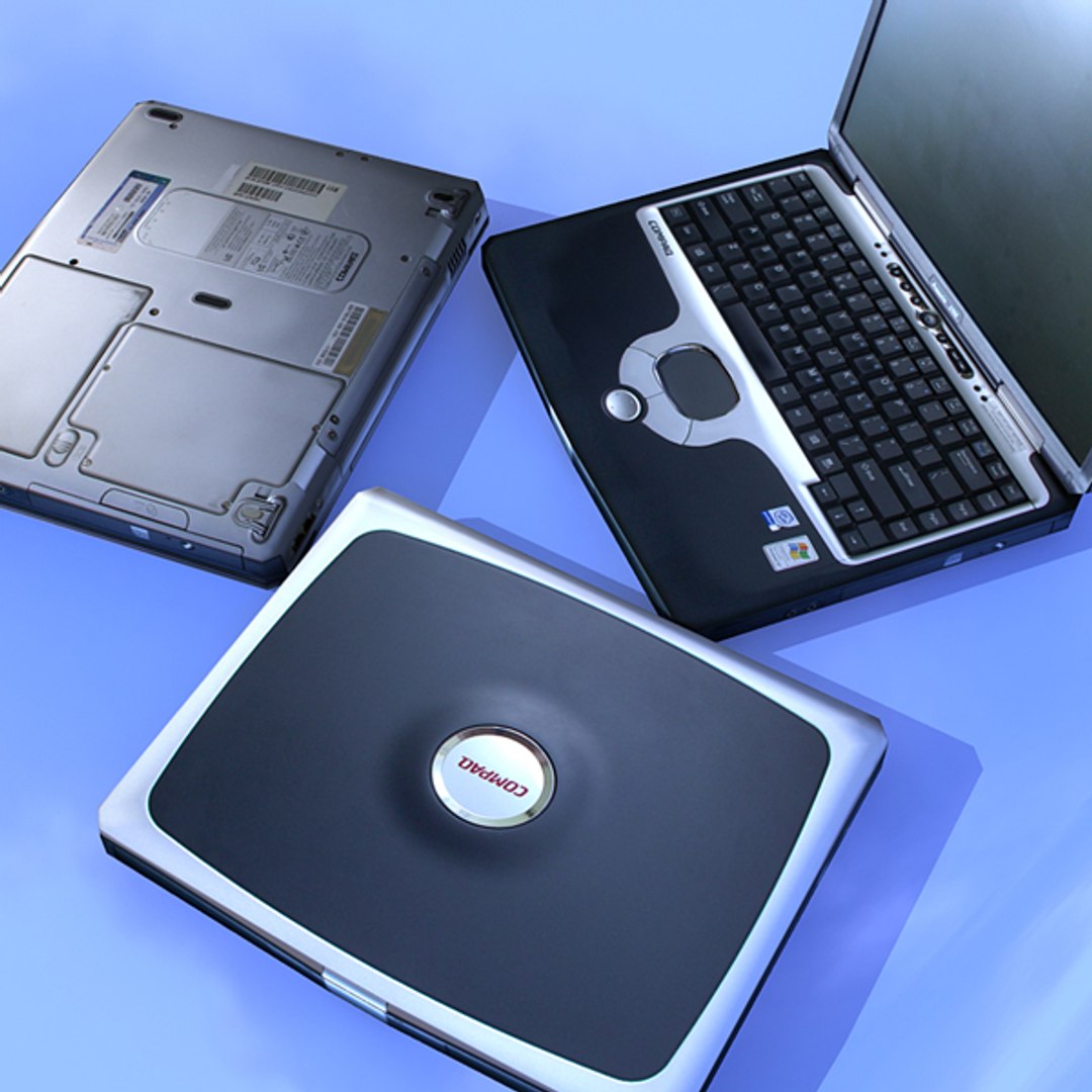 Notebook Compaq 3d Model