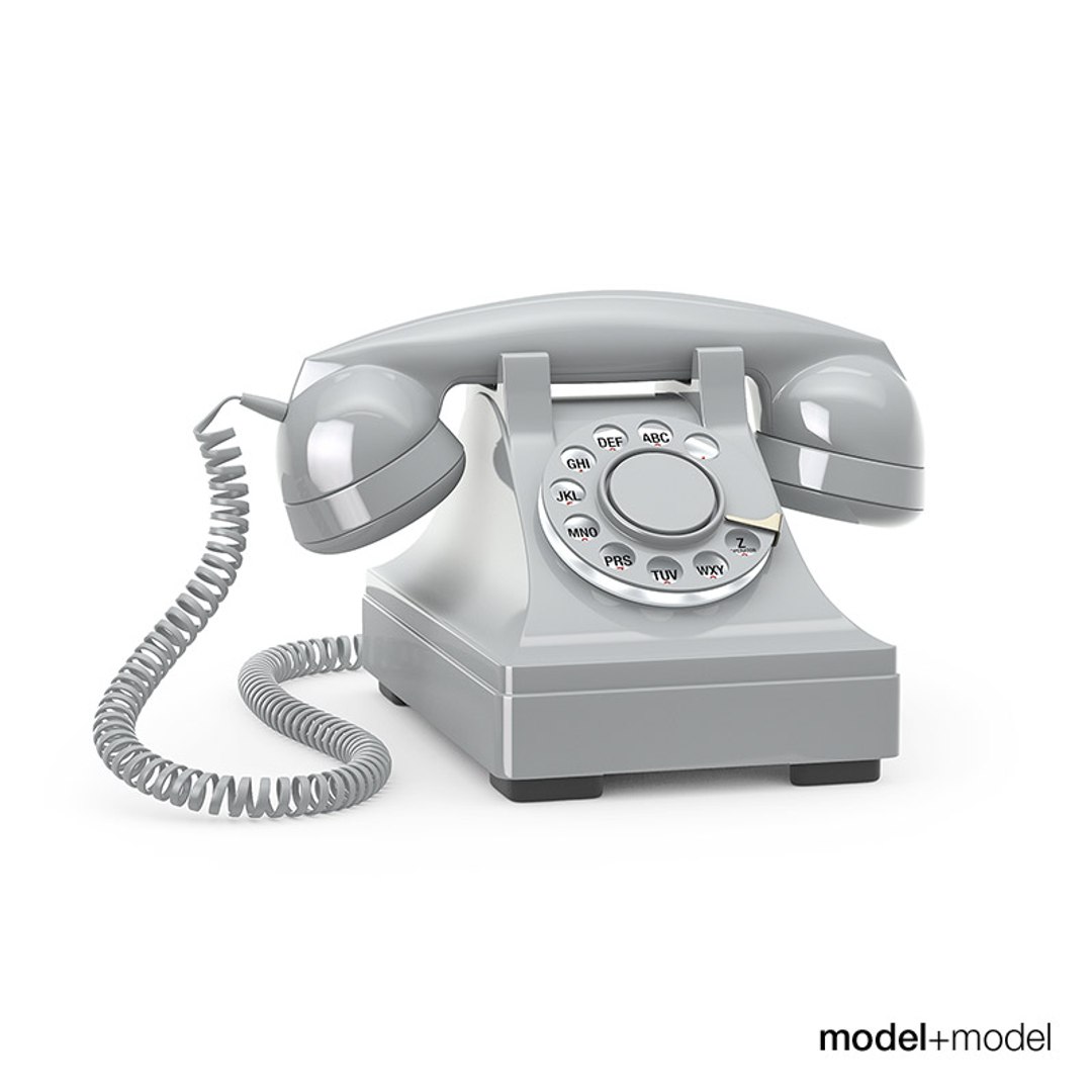 3ds Max Western Electric 302 Phone